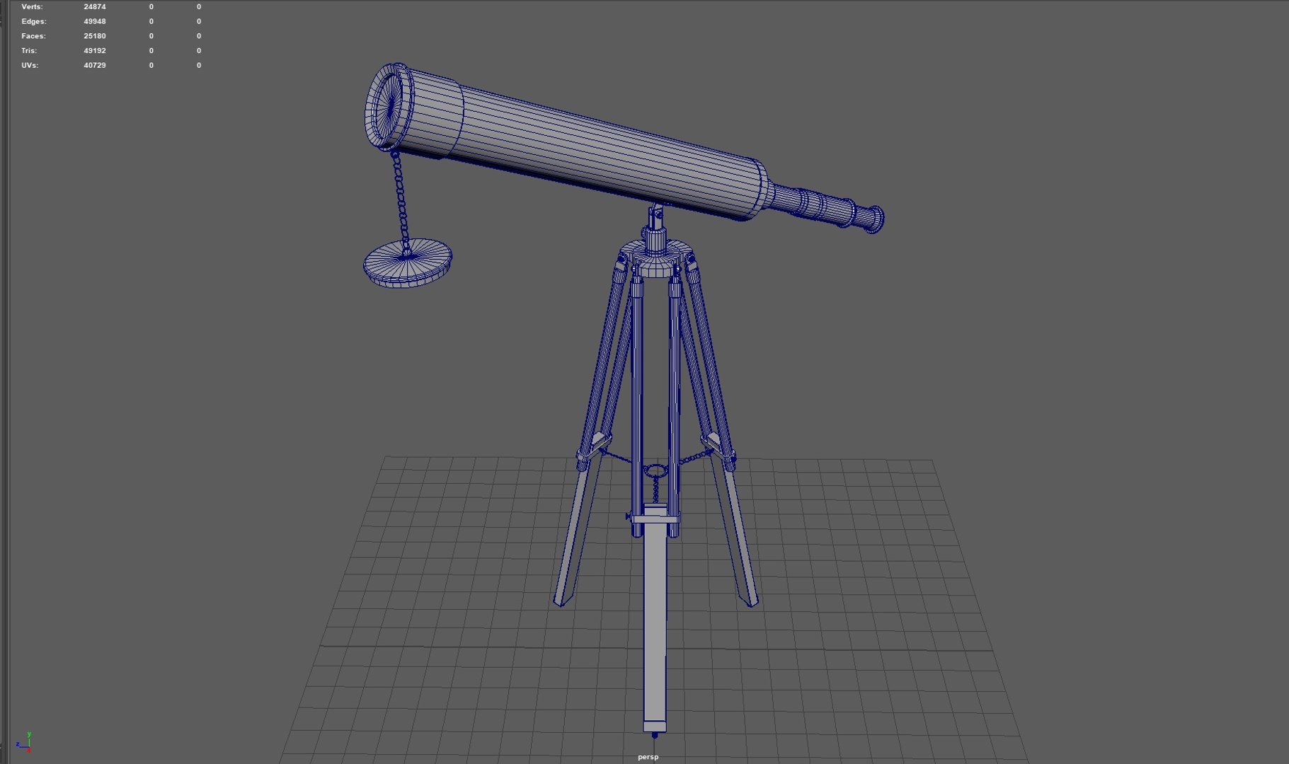3D Model Telescope - TurboSquid 1974319