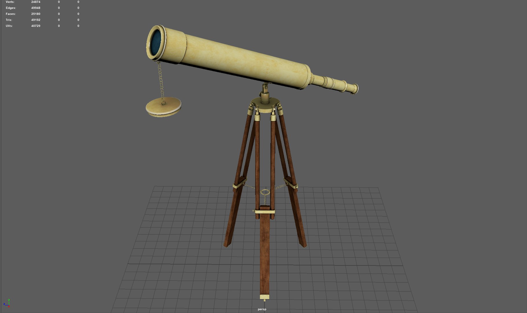 3D Model Telescope - TurboSquid 1974319