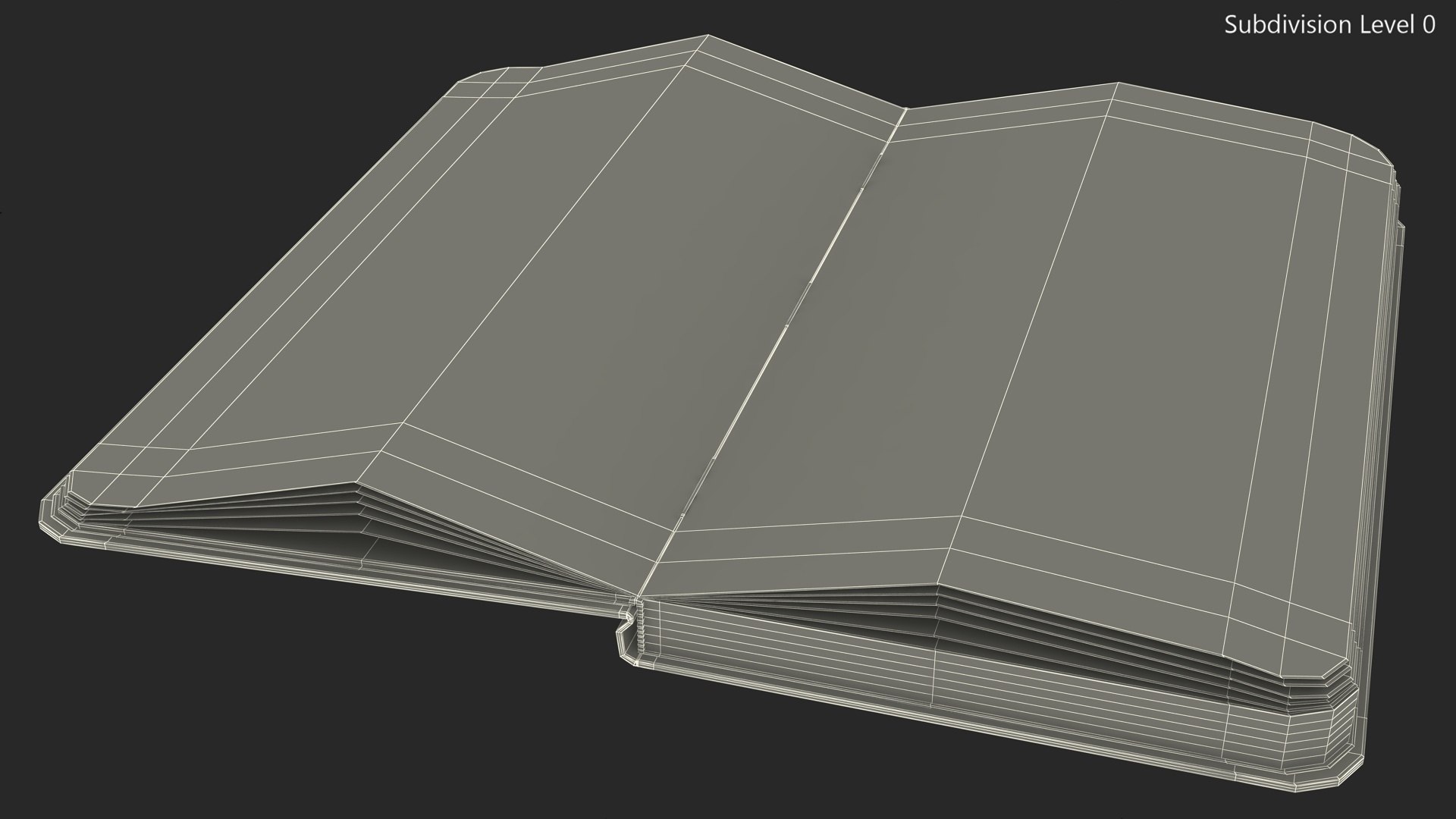 3D Opened Lined Notebook Model - TurboSquid 2221943