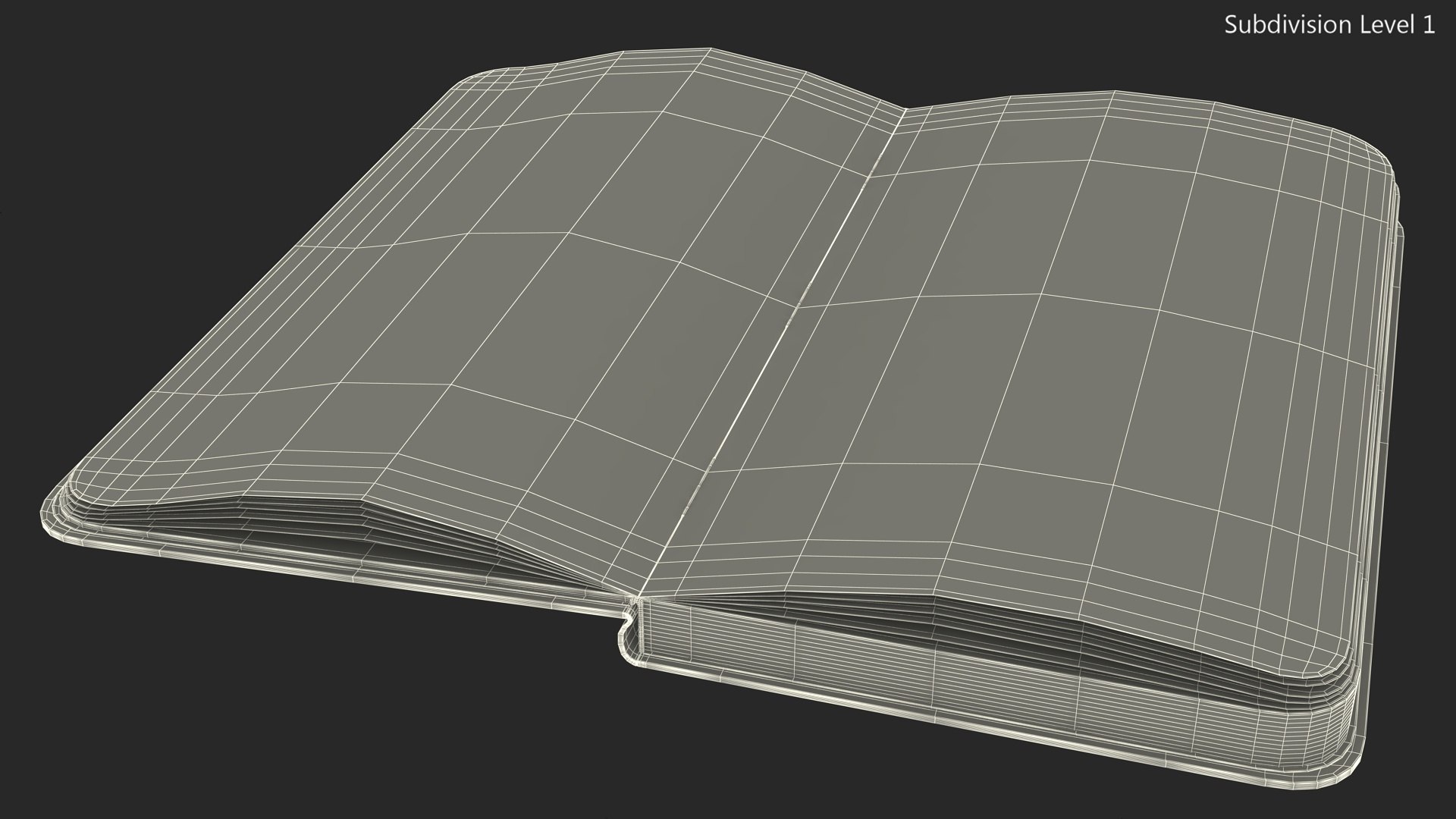 3D Opened Lined Notebook Model - TurboSquid 2221943