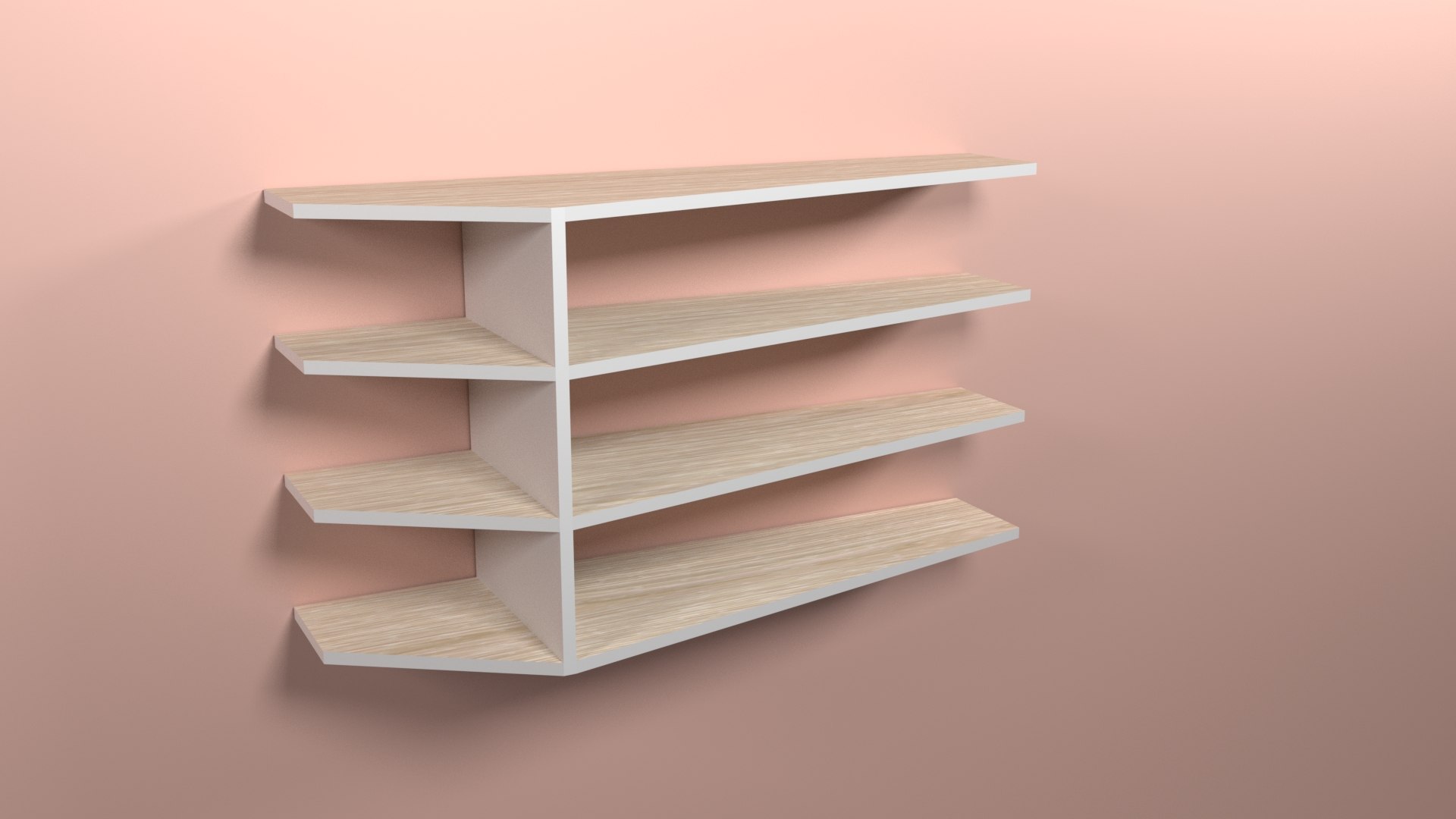 Simple Shelf 3D Model - TurboSquid 1154414