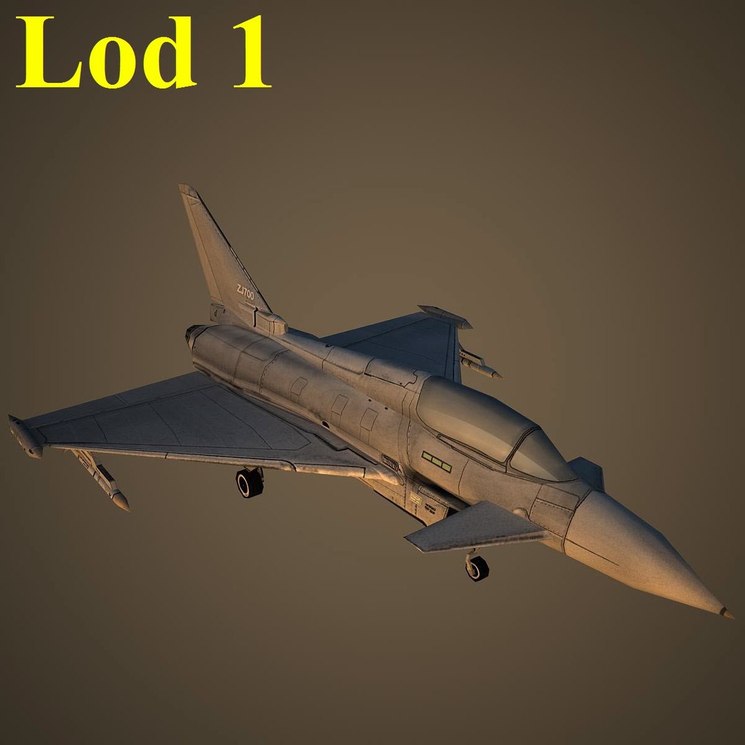 3d Model Eurofighter Typhoon