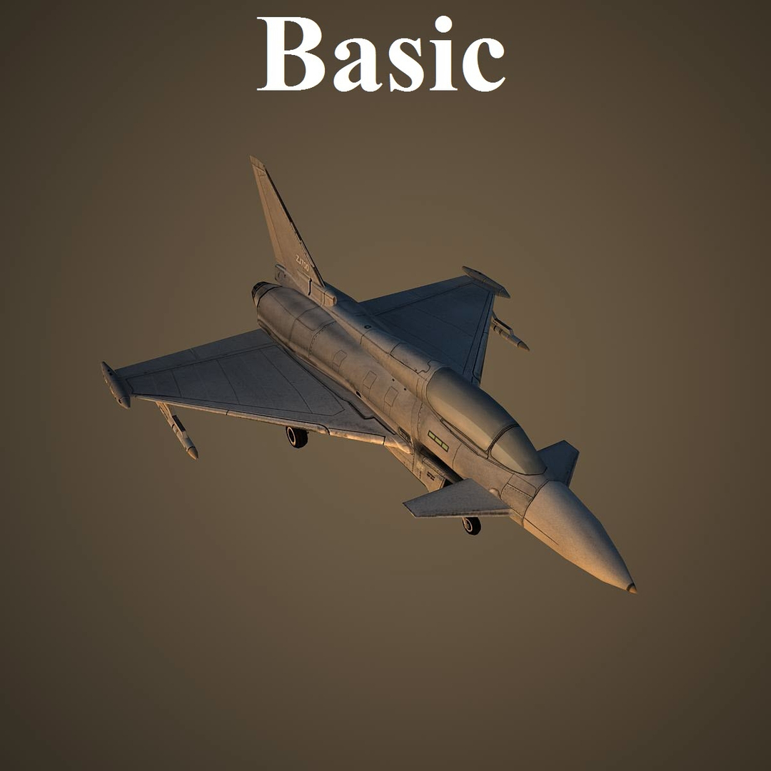 3d Model Eurofighter Typhoon