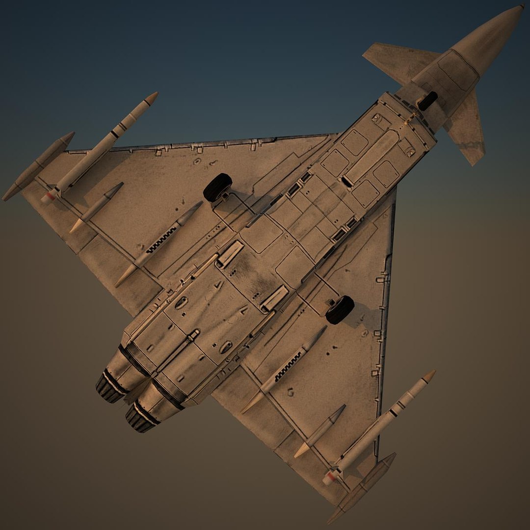 3d Model Eurofighter Typhoon