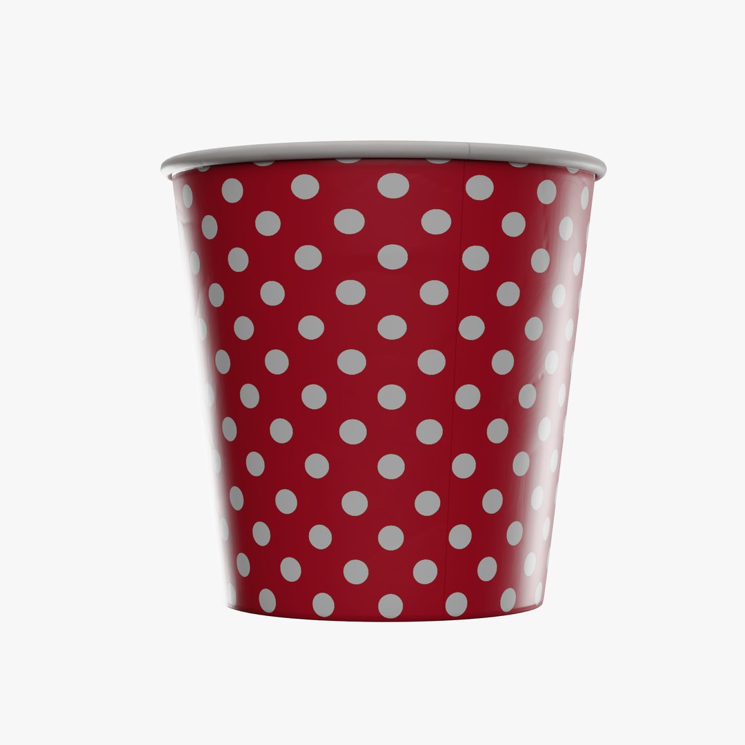 Vintage Paper Cups Model - TurboSquid 1657347