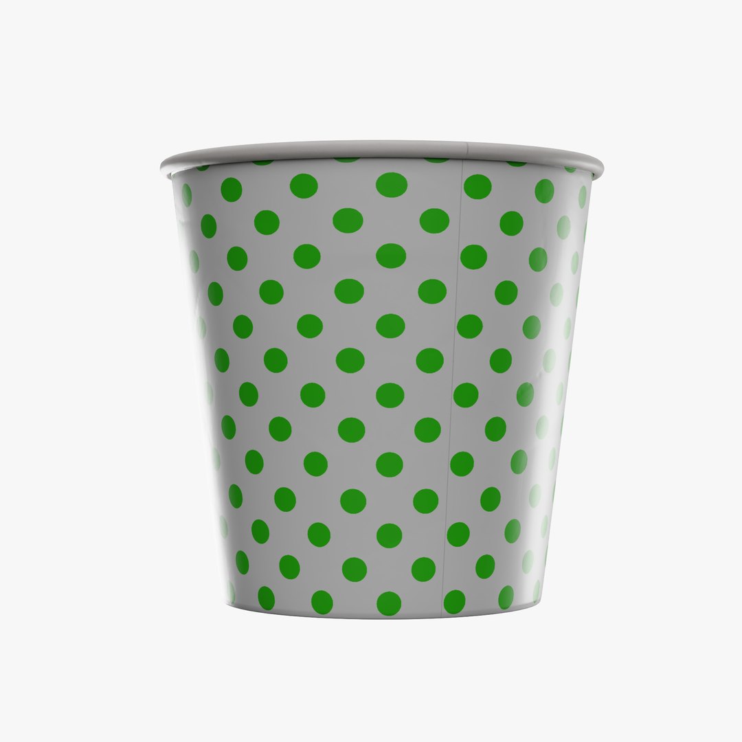 Vintage Paper Cups Model - TurboSquid 1657347