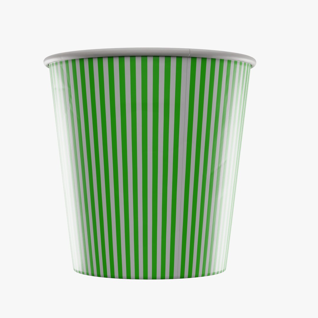 Vintage Paper Cups Model - TurboSquid 1657347