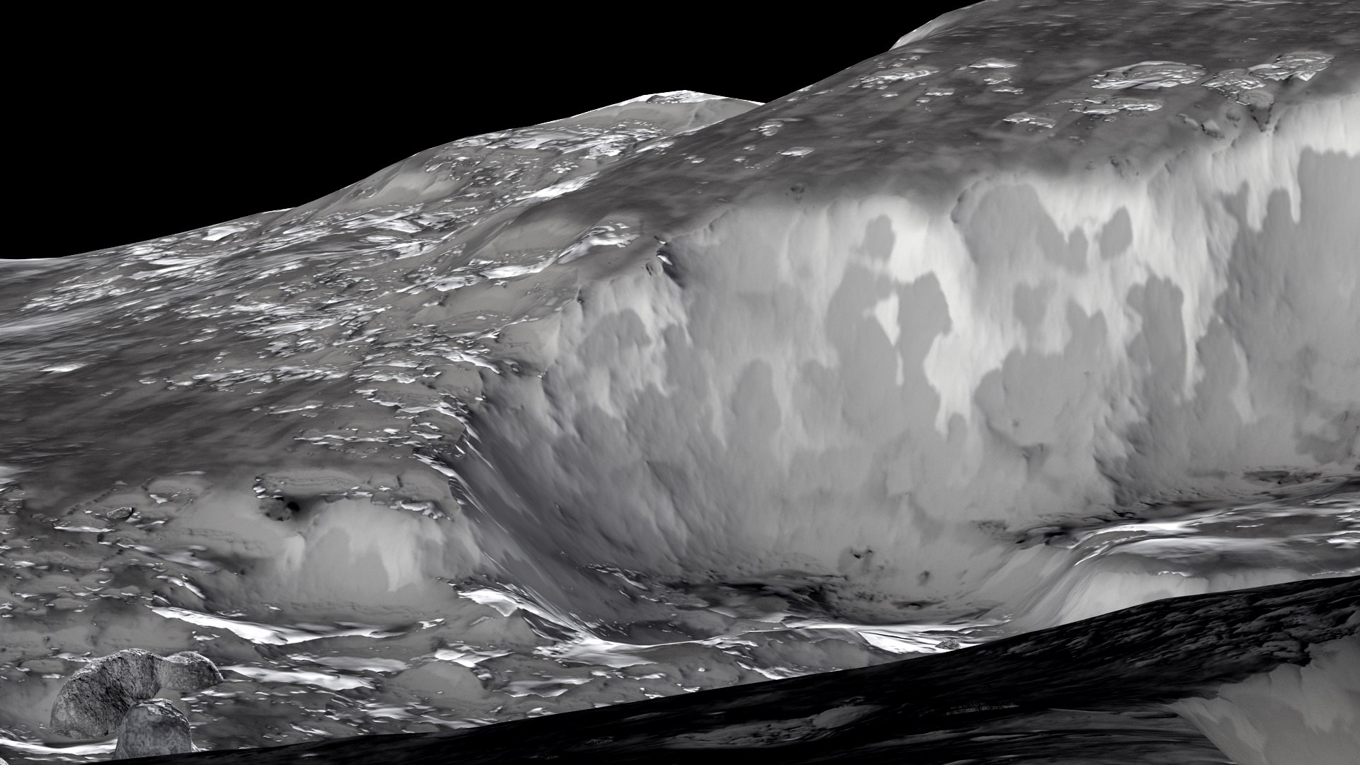 Moon Surface 3D Model - TurboSquid 1851822