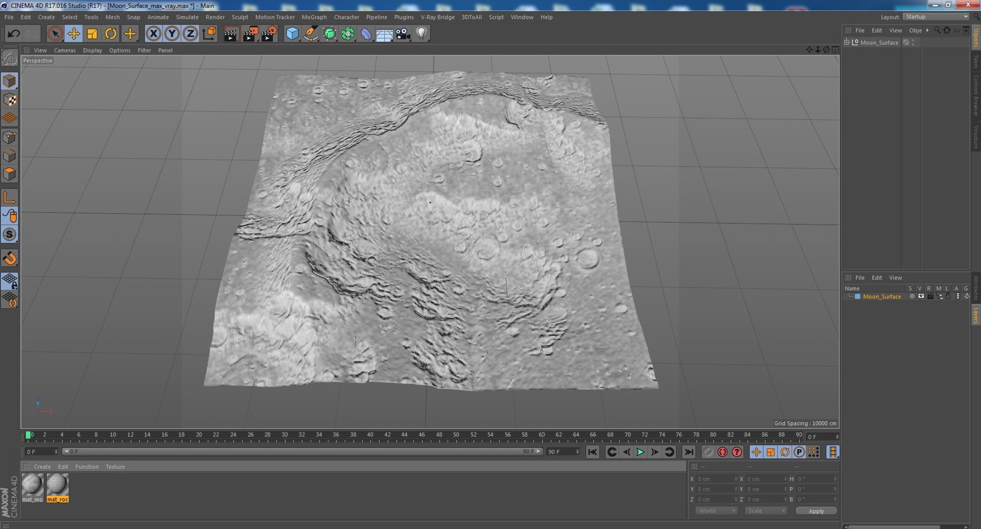 Moon Surface 3D Model - TurboSquid 1851822