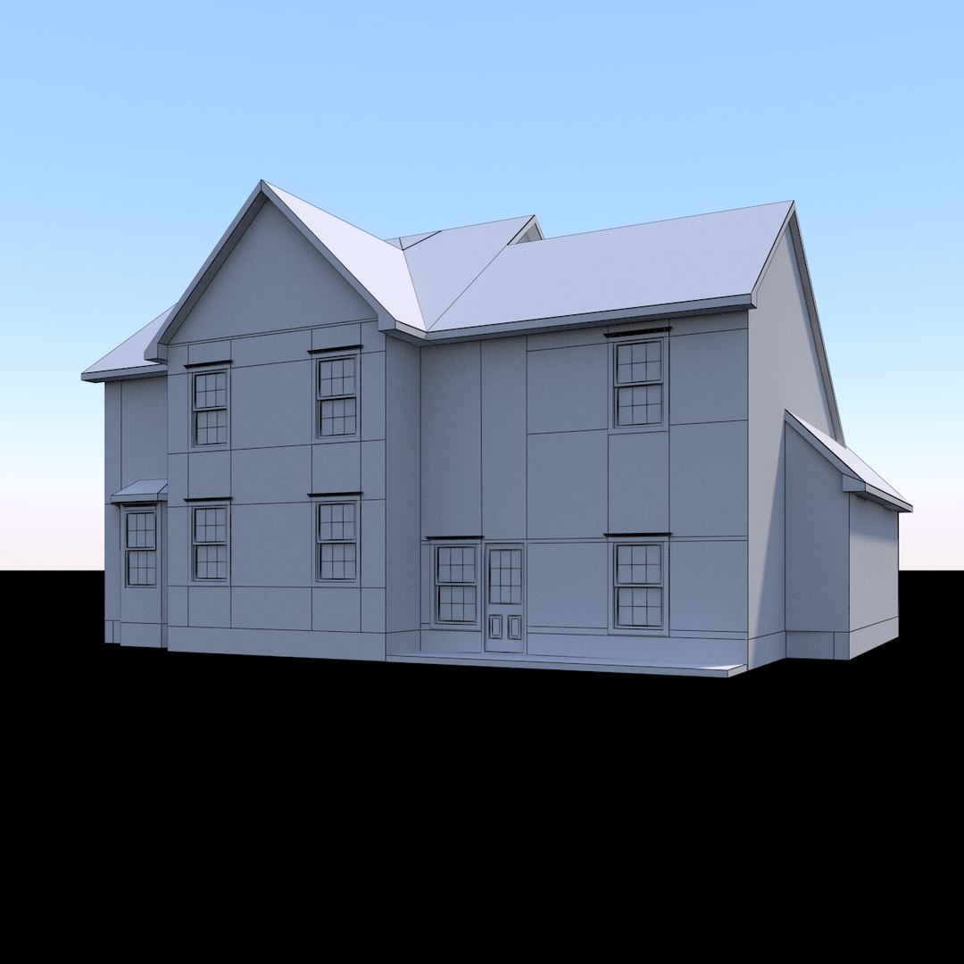 Single Family Home 3D - TurboSquid 1448087