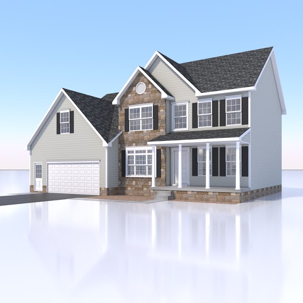 Single family home 3D - TurboSquid 1448087