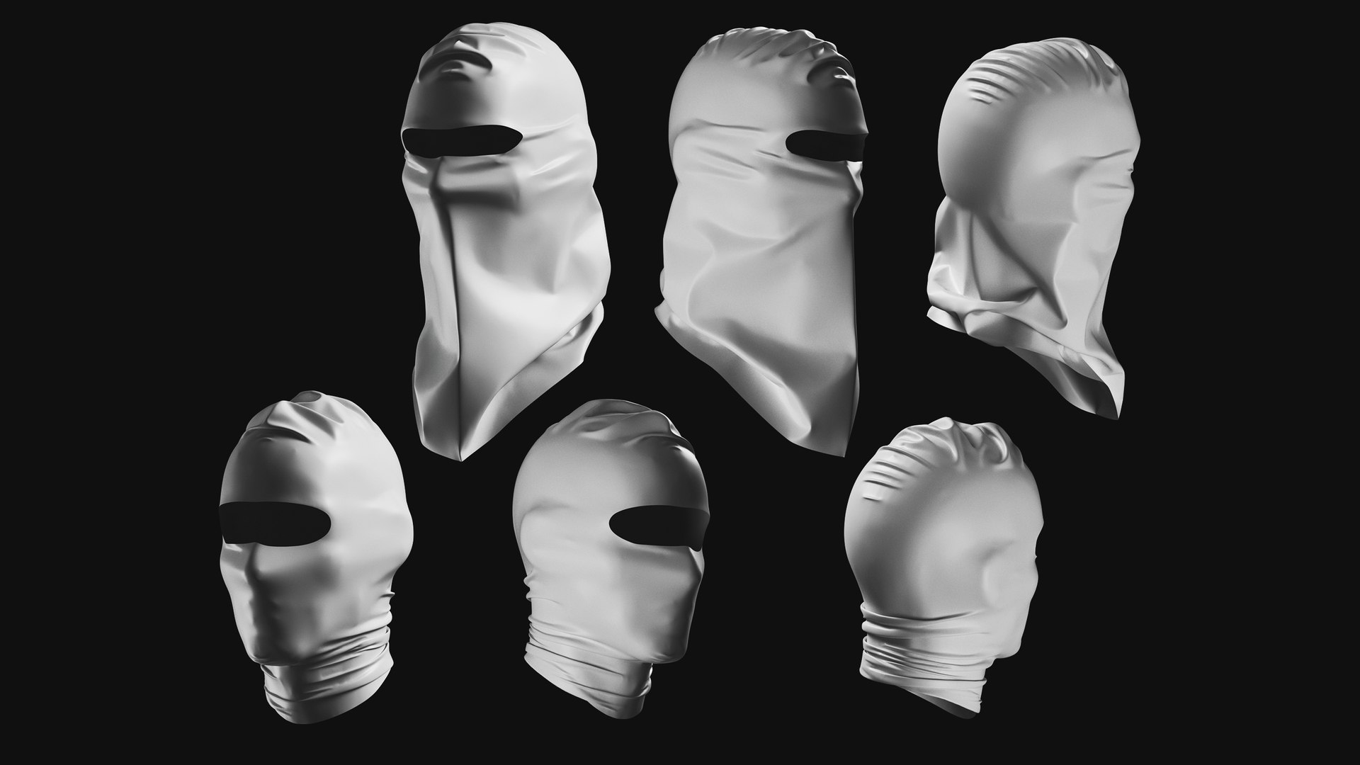 Basemesh Mask Bandama Headwear Collection 3D Model - TurboSquid 2195715