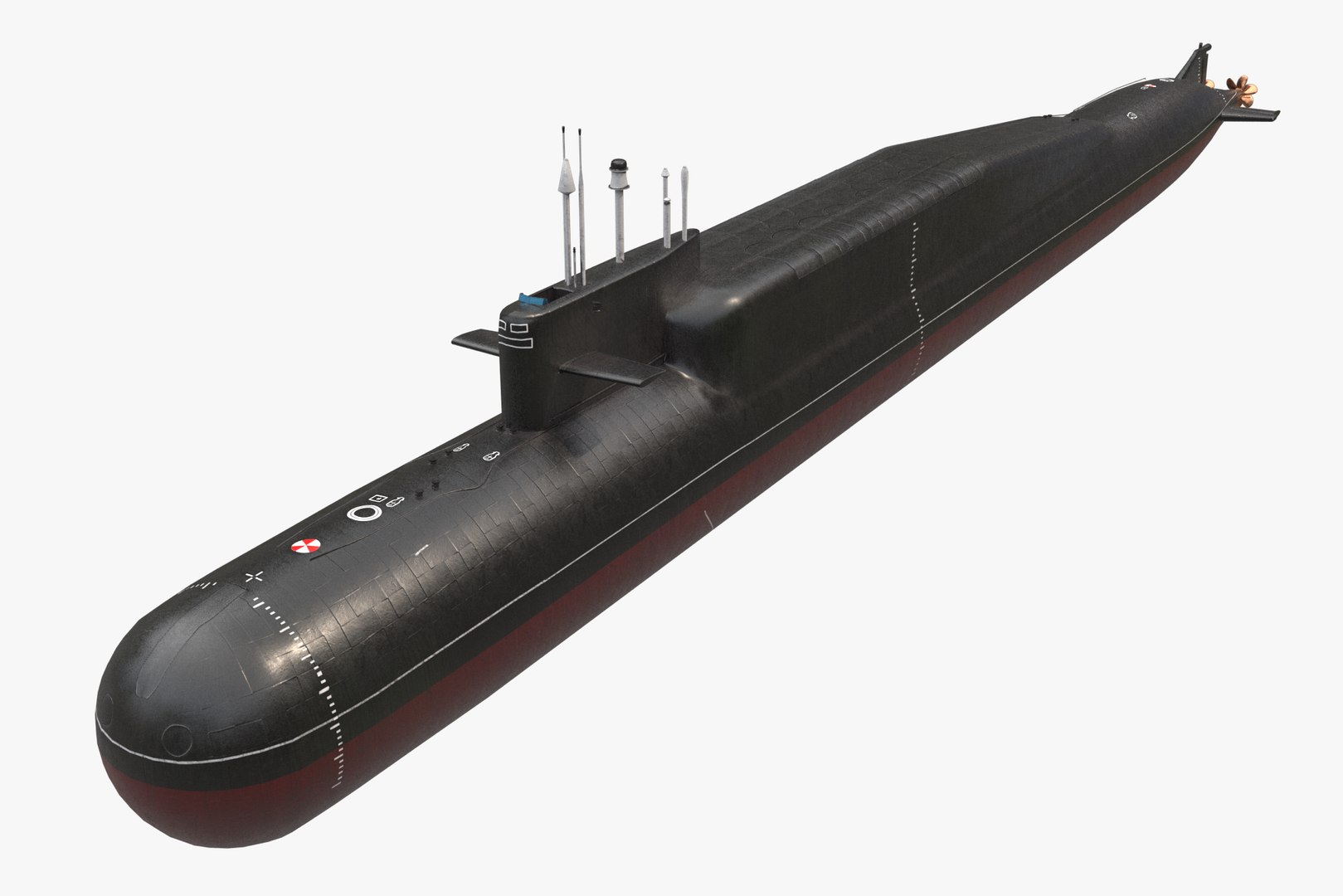 Russian Submarine Delta Class 3D Model - TurboSquid 1298554