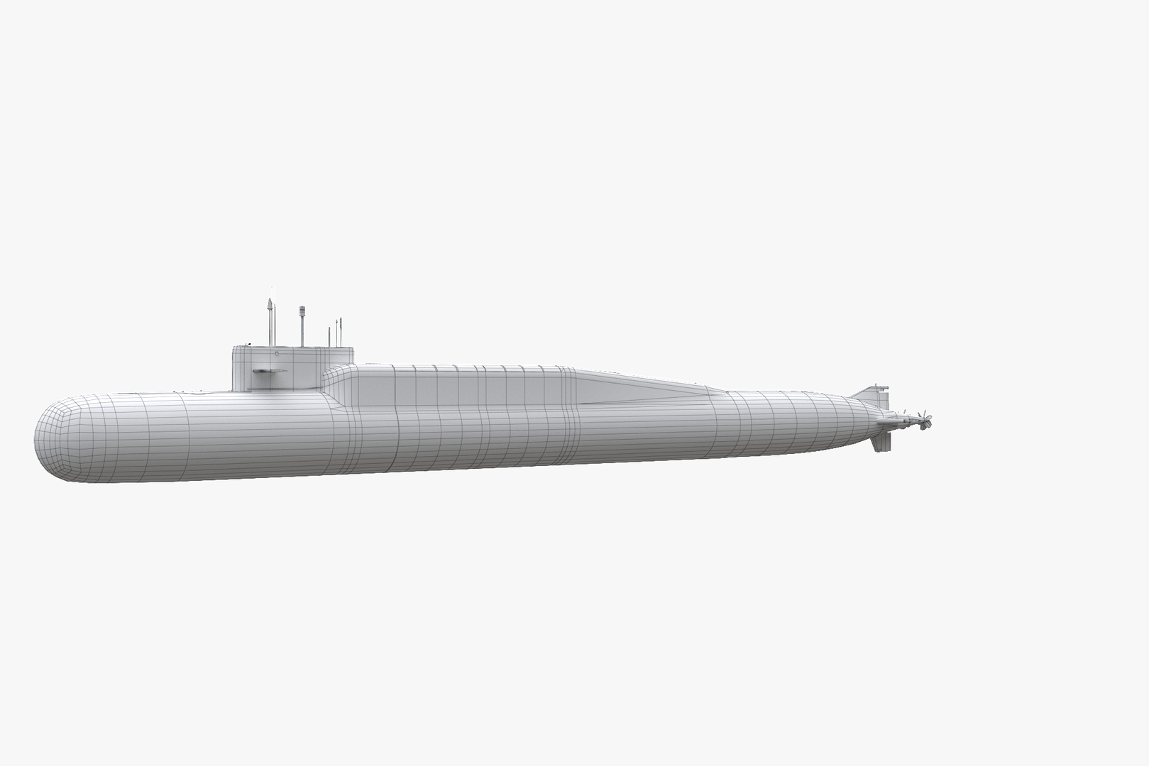 Russian Submarine Delta Class 3D Model - TurboSquid 1298554