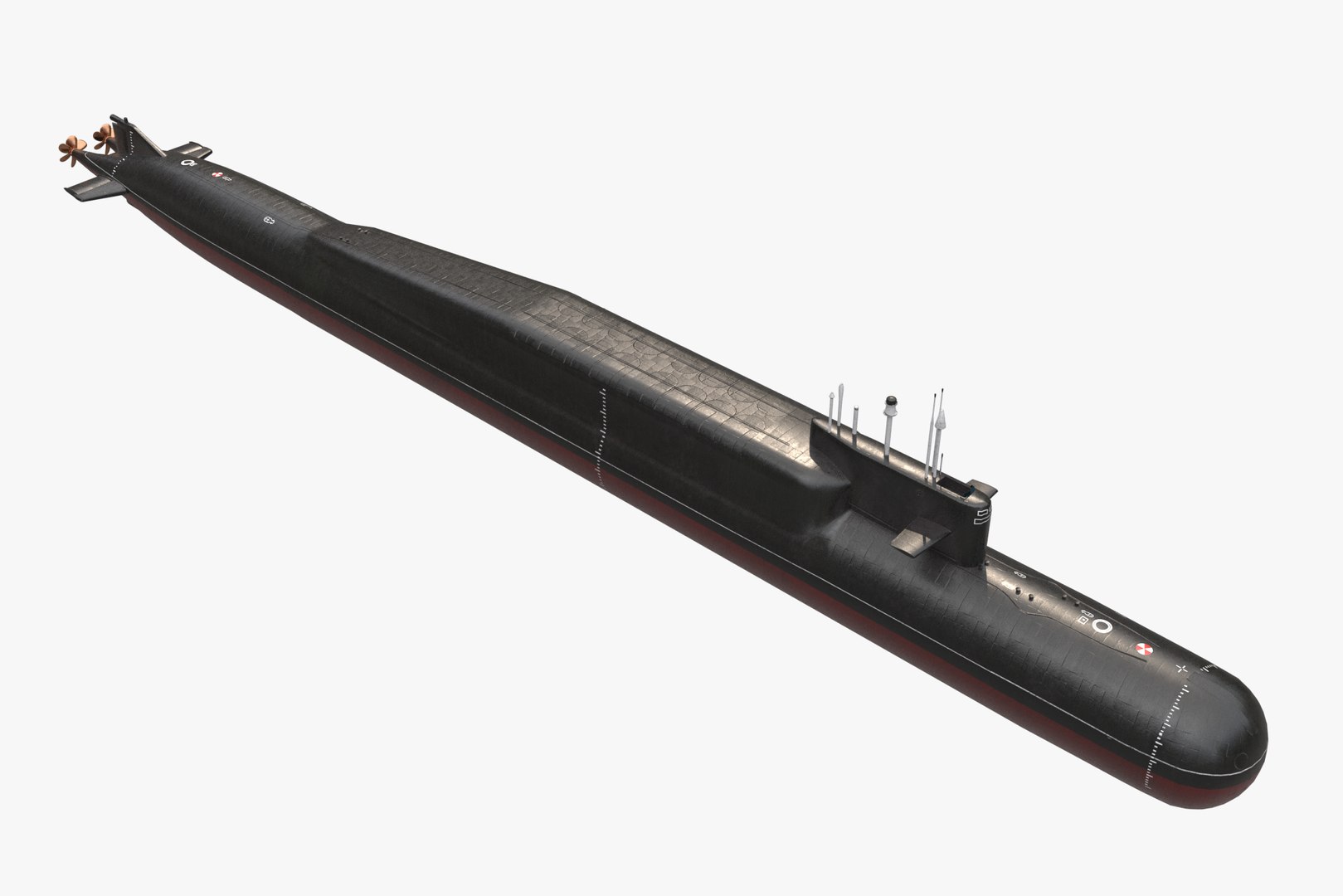 Russian Submarine Delta Class 3D Model - TurboSquid 1298554