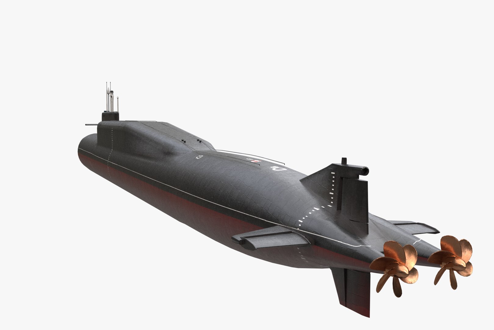 Russian Submarine Delta Class 3D Model - TurboSquid 1298554