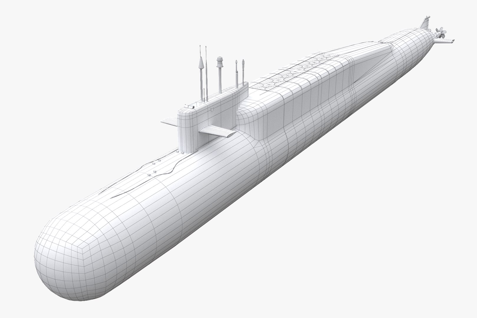 Russian Submarine Delta Class 3D Model - TurboSquid 1298554
