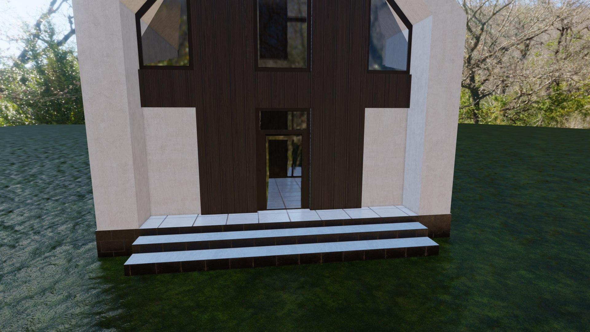 Cottage house building 3D model - TurboSquid 1577005