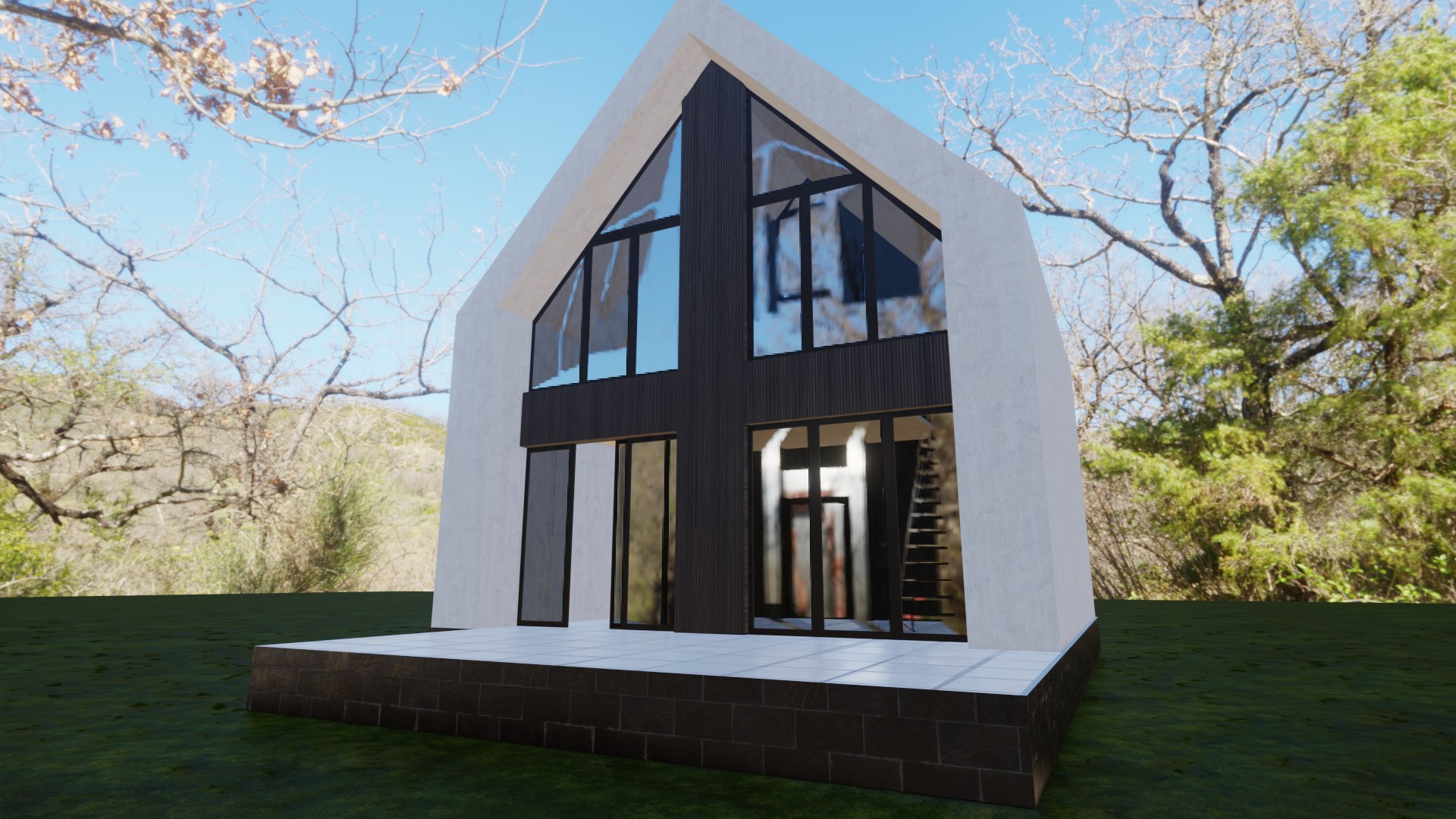 Cottage house building 3D model - TurboSquid 1577005