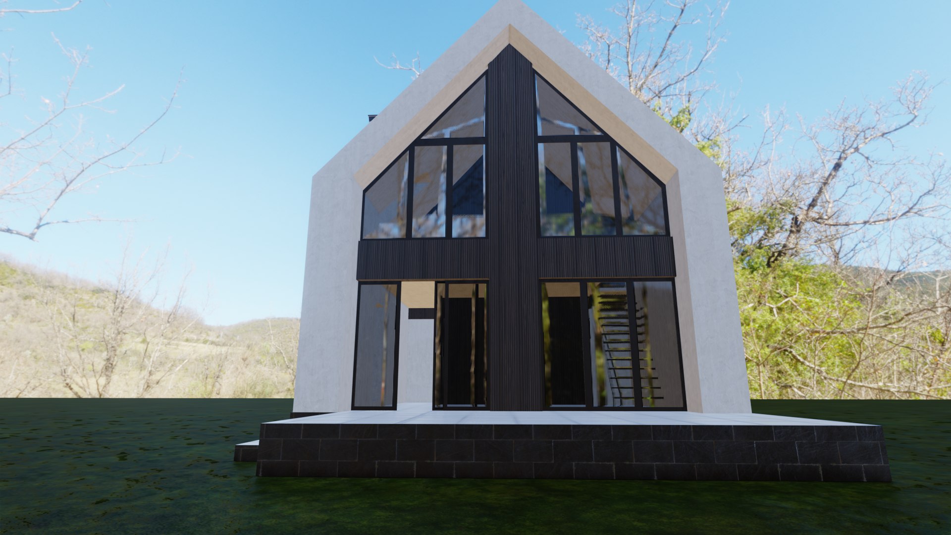 Cottage house building 3D model - TurboSquid 1577005