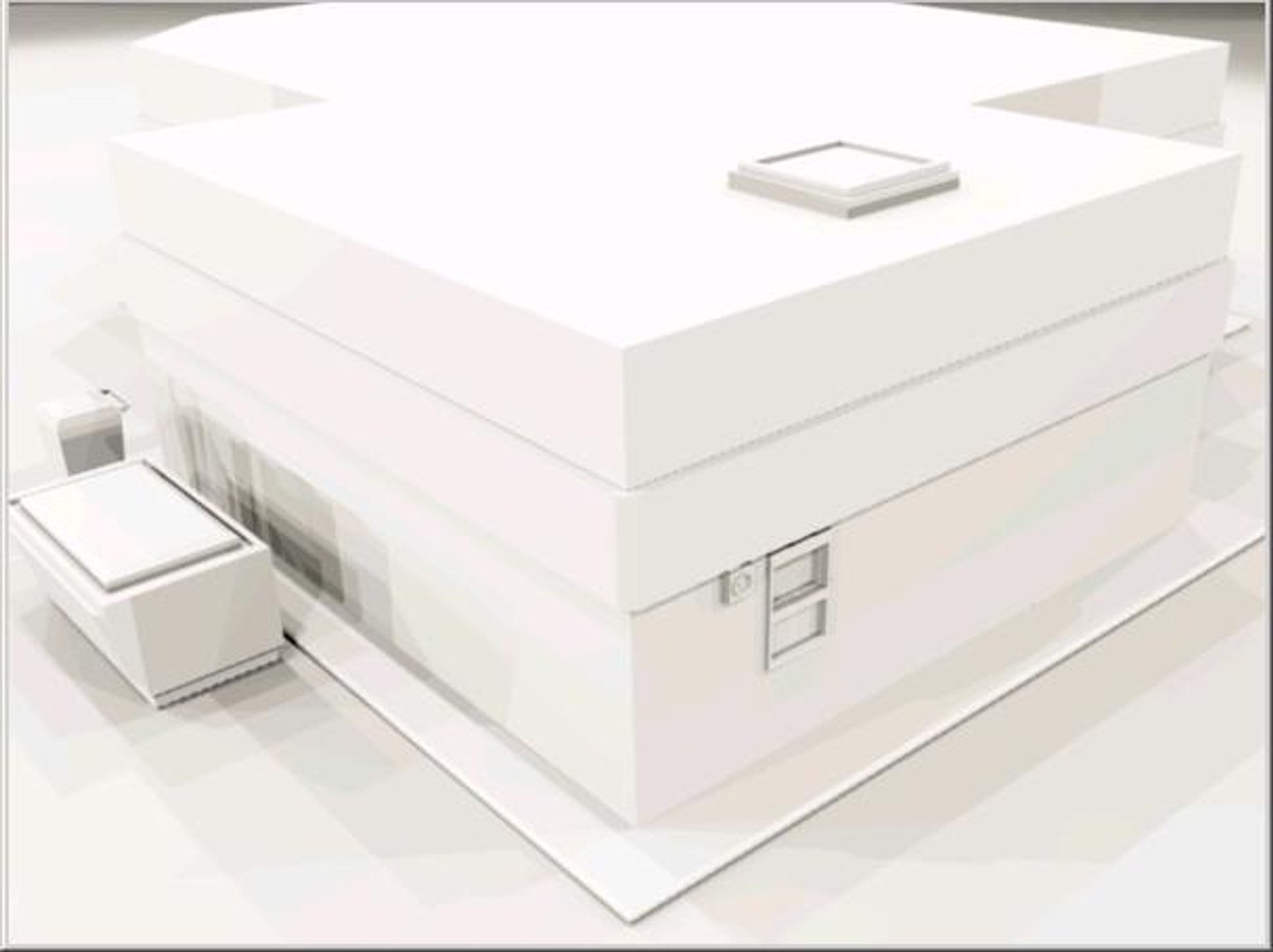 3d City Restaurant Diner Building Model