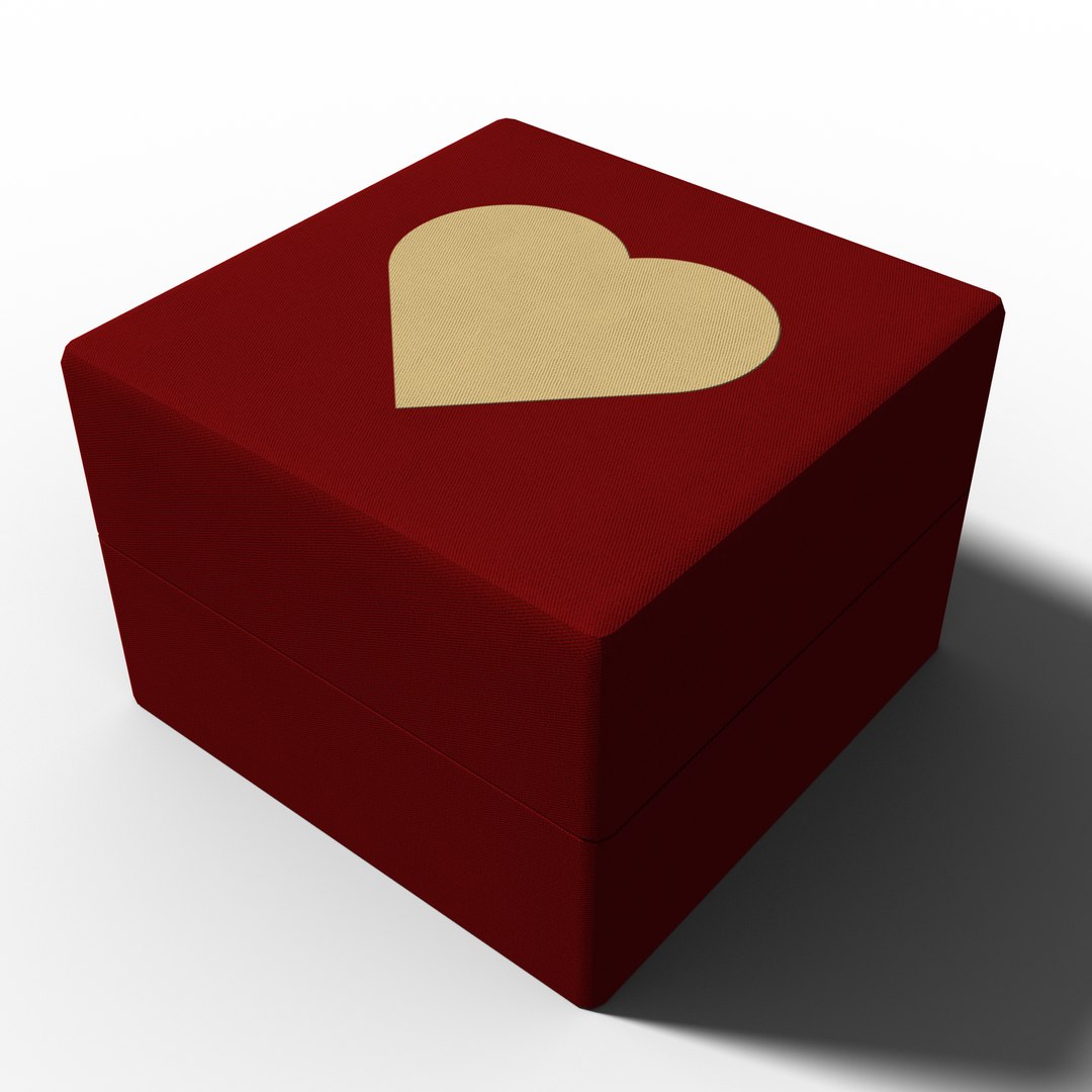 Ring Box 3D Model - TurboSquid 2059274