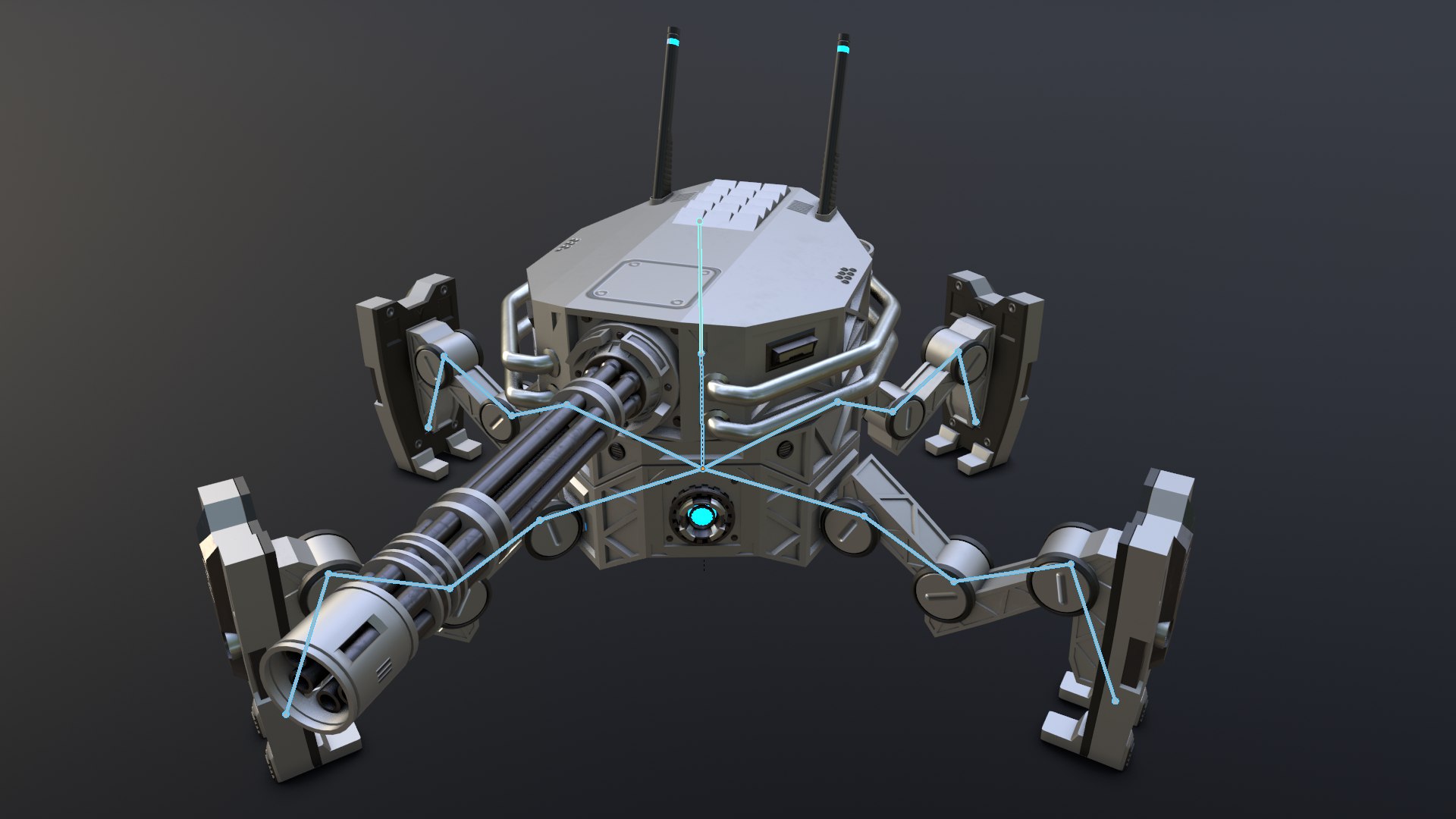 Spider Mech 3D - TurboSquid 2039650
