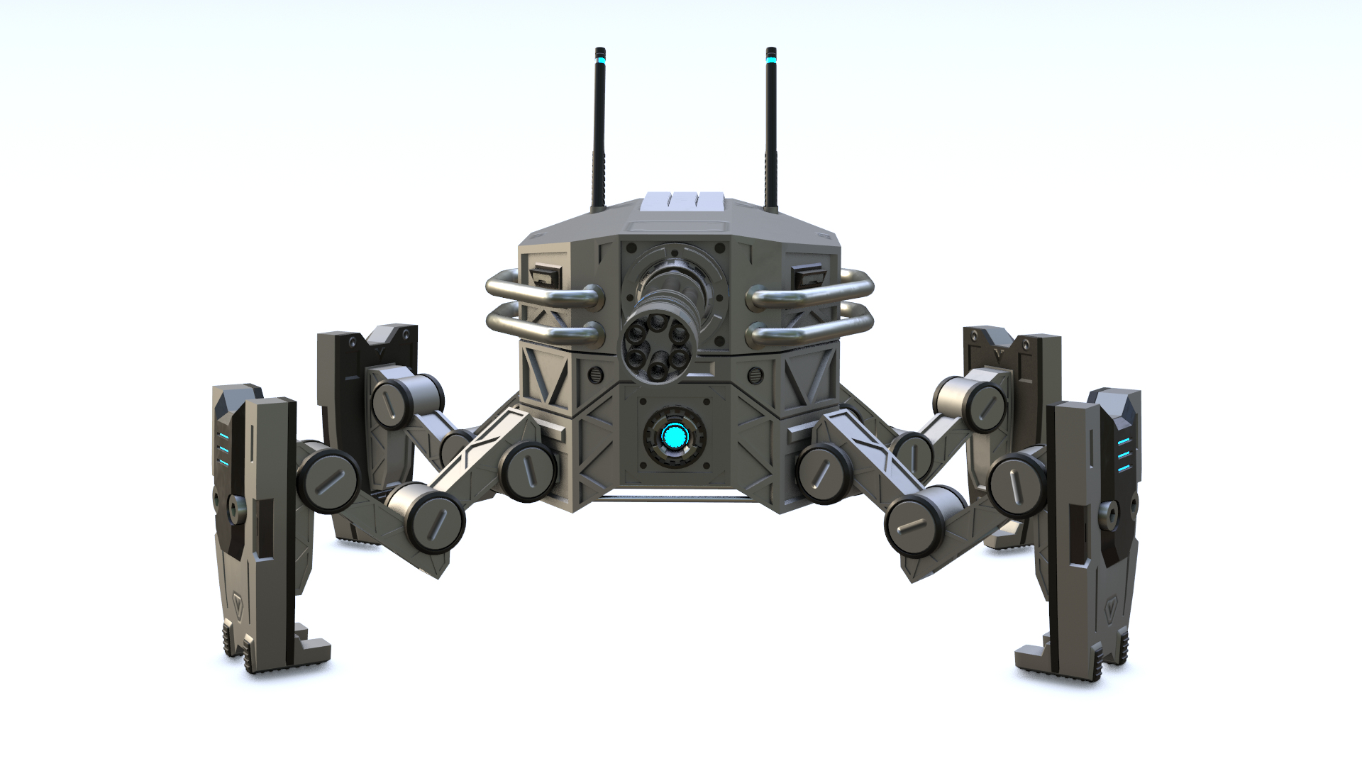 Spider Mech 3D - TurboSquid 2039650