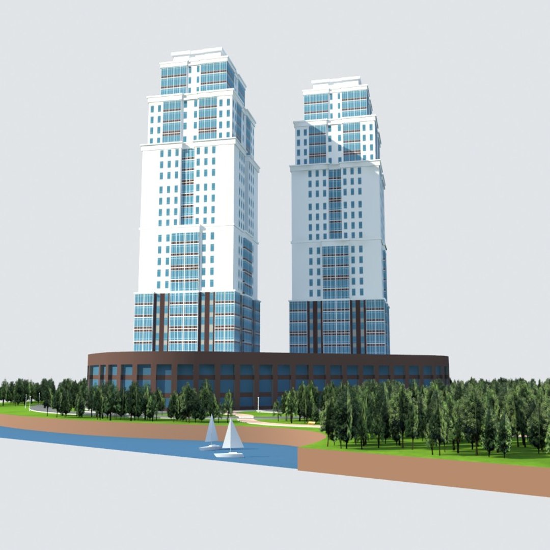 Buildings Environment 3d Max