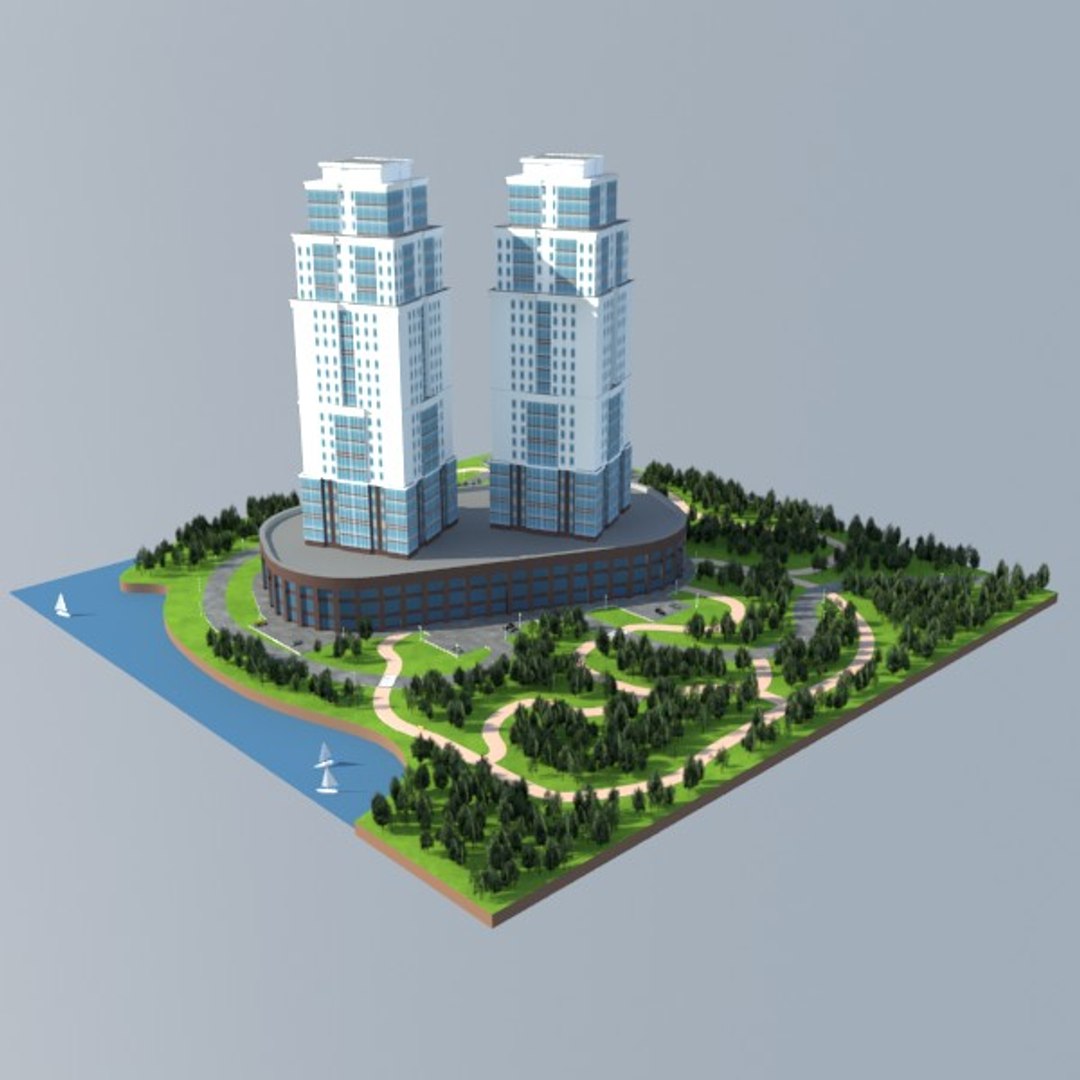 Buildings Environment 3d Max