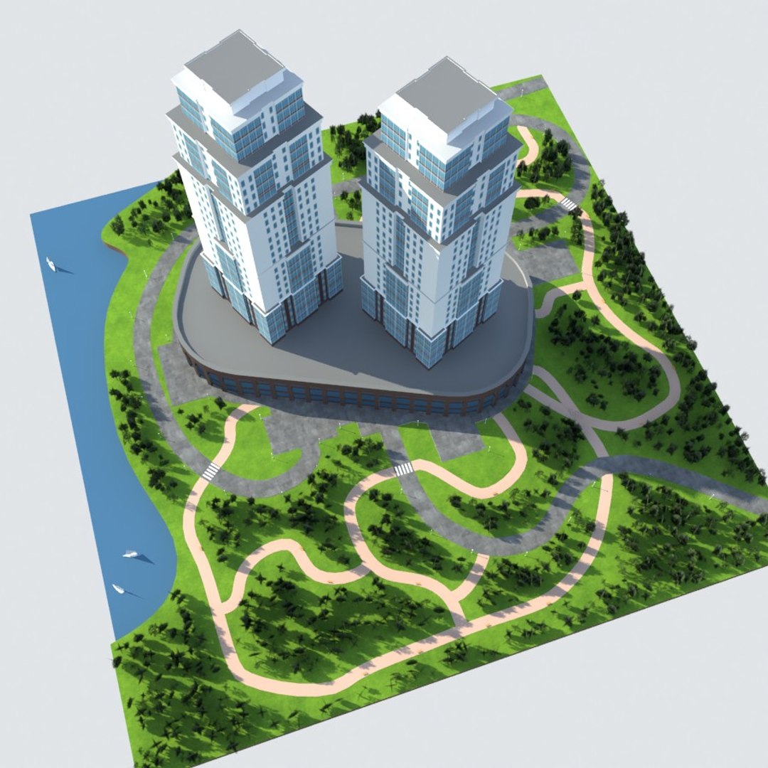 Buildings Environment 3d Max
