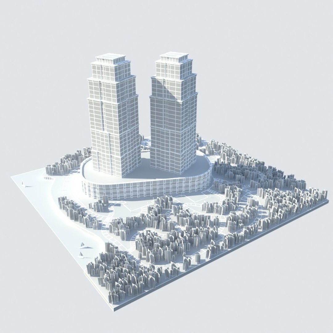 Buildings Environment 3d Max