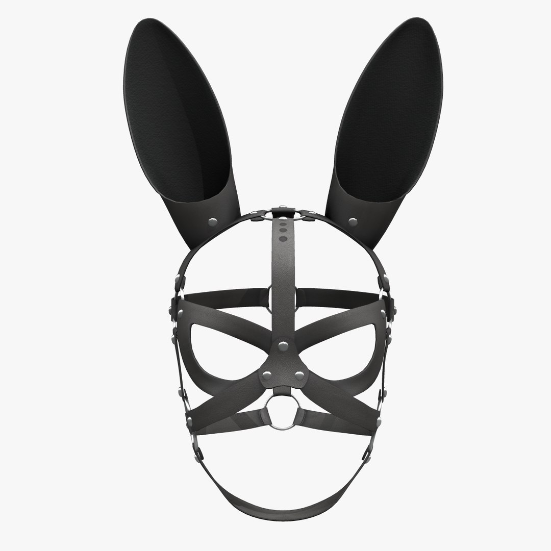 3D Bunny Rabbit Ears Straps Face Mask Head Accessory - TurboSquid 1888274