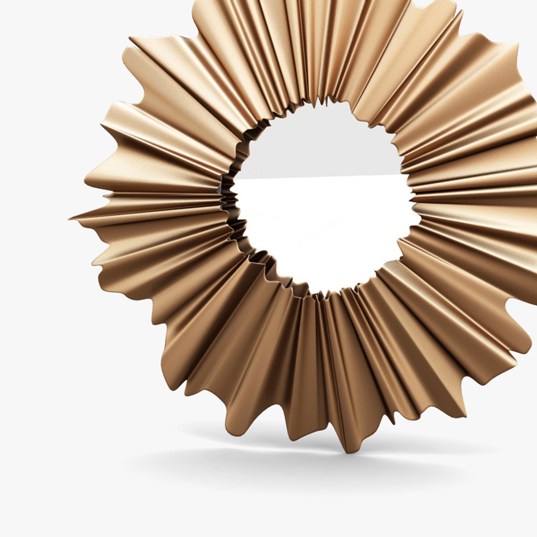 3D Christopher Guy Ruffle Mirror Model - TurboSquid 1876344