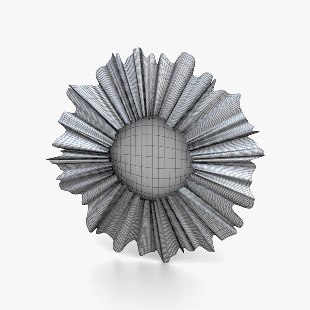 3D Christopher Guy Ruffle Mirror Model - TurboSquid 1876344