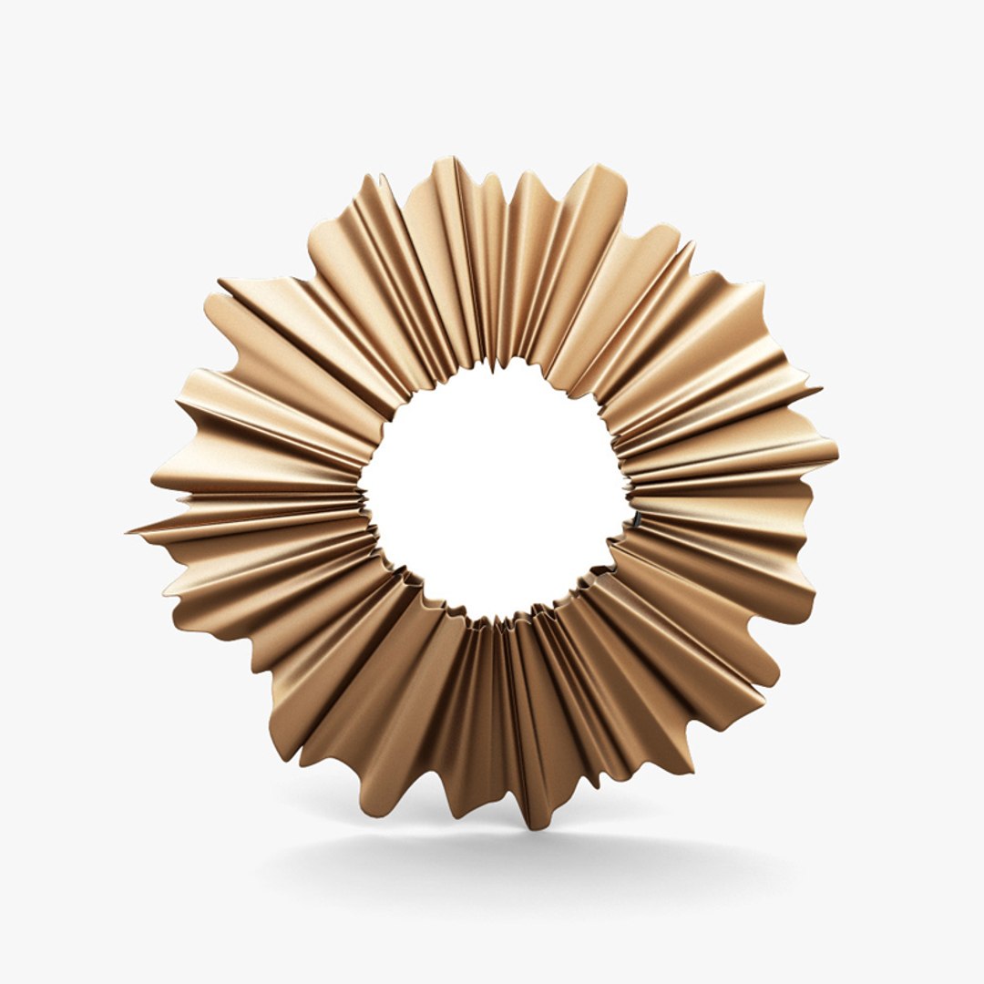 3D Christopher Guy Ruffle Mirror Model - TurboSquid 1876344