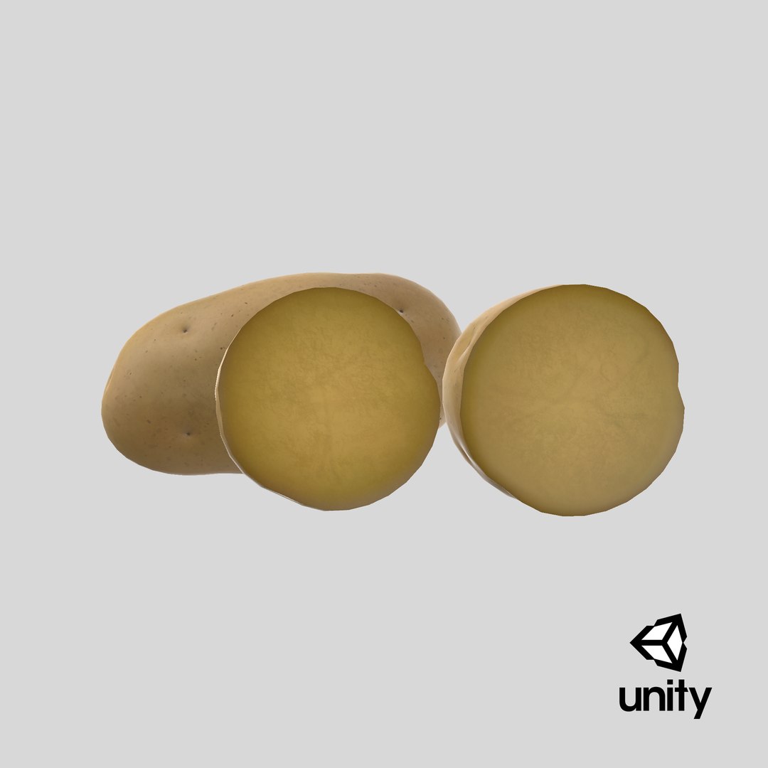 Cartoon Potato 3D Model - TurboSquid 2077811