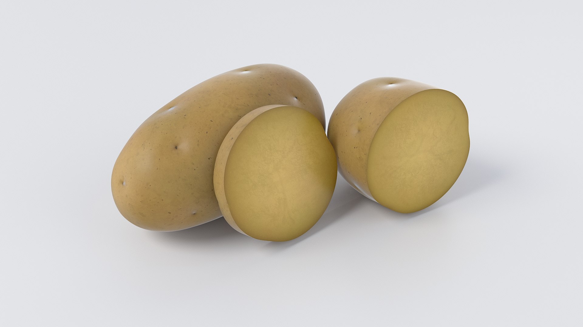 Cartoon Potato 3D model - TurboSquid 2077811