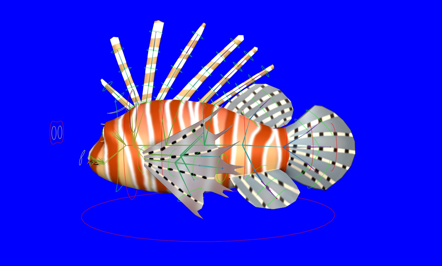 3D Model Lion Fish Toon Animation - TurboSquid 1586147