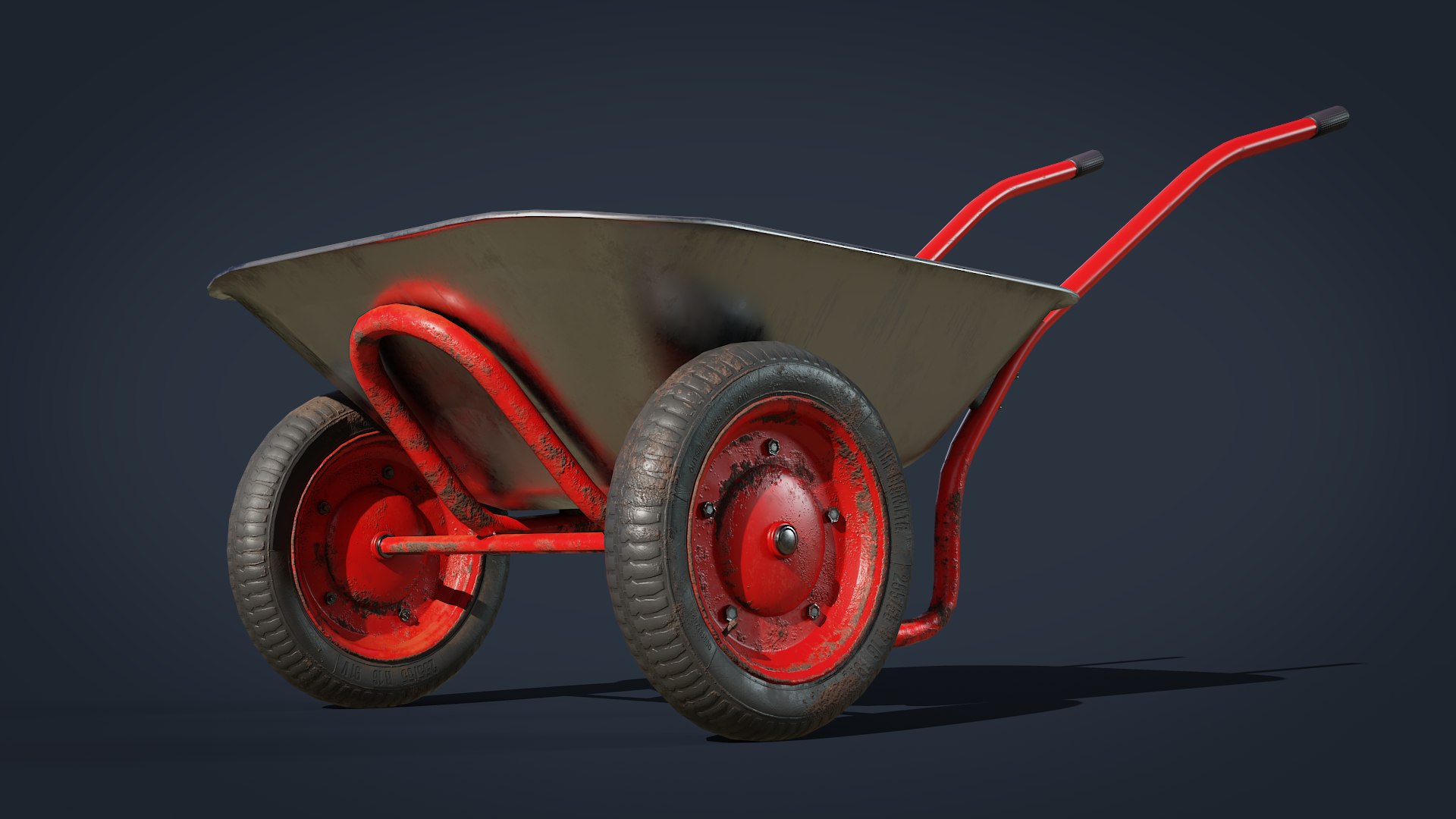 Wheelbarrow Gameready 3D - TurboSquid 1626231
