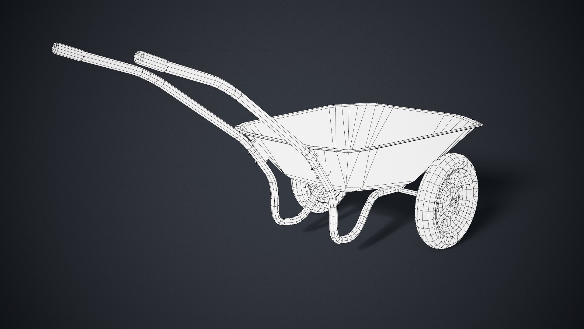 Wheelbarrow Gameready 3D - TurboSquid 1626231