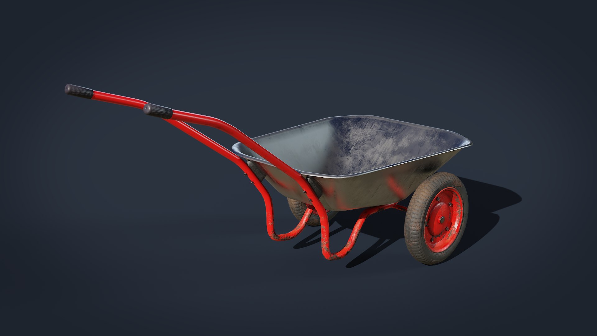 Wheelbarrow Gameready 3D - TurboSquid 1626231