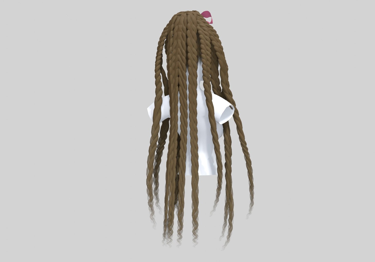 Stylized Ponytail Hairstyle 3D Model - TurboSquid 1943665