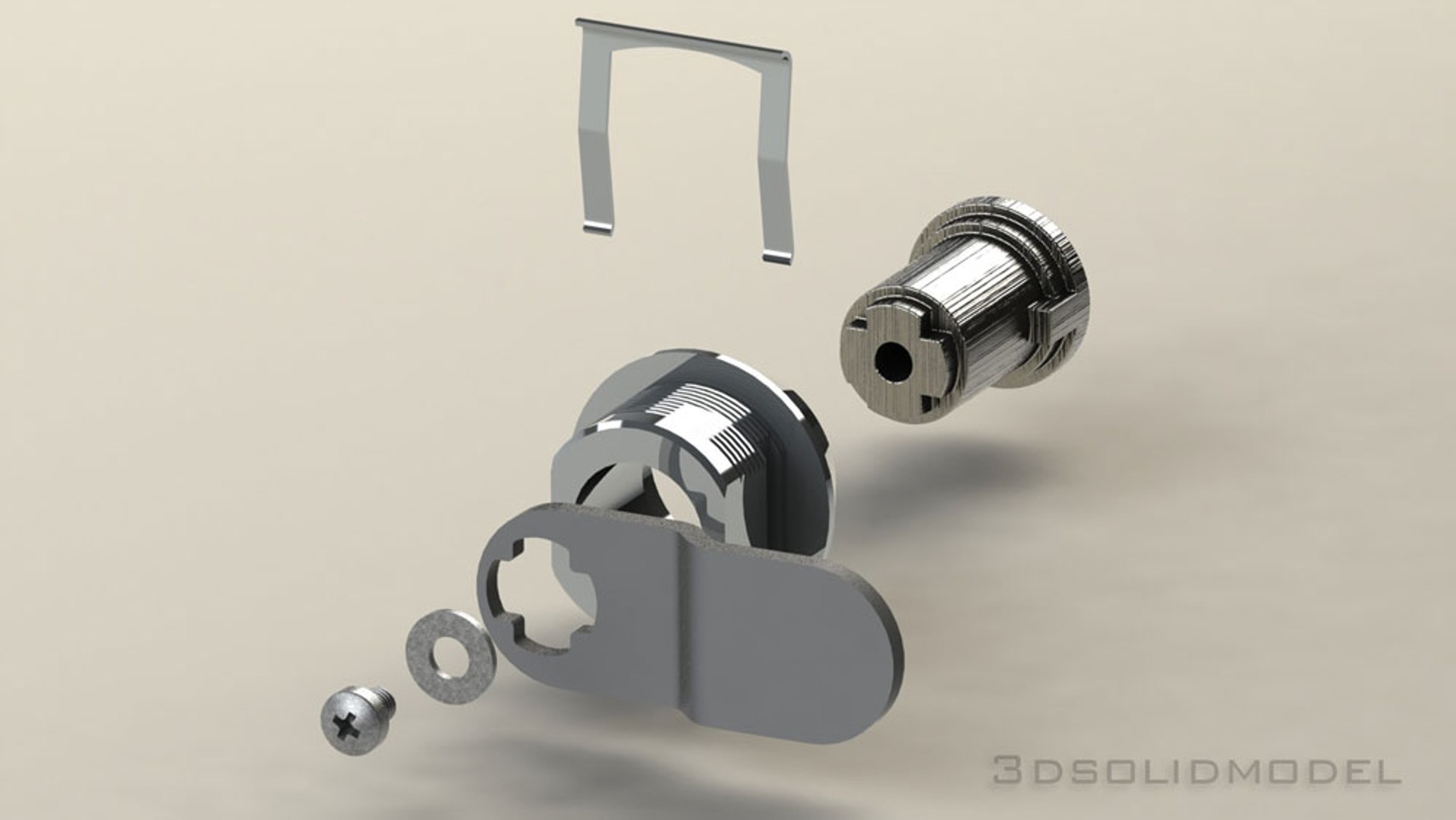 Cam Lock Mail 3d 3ds