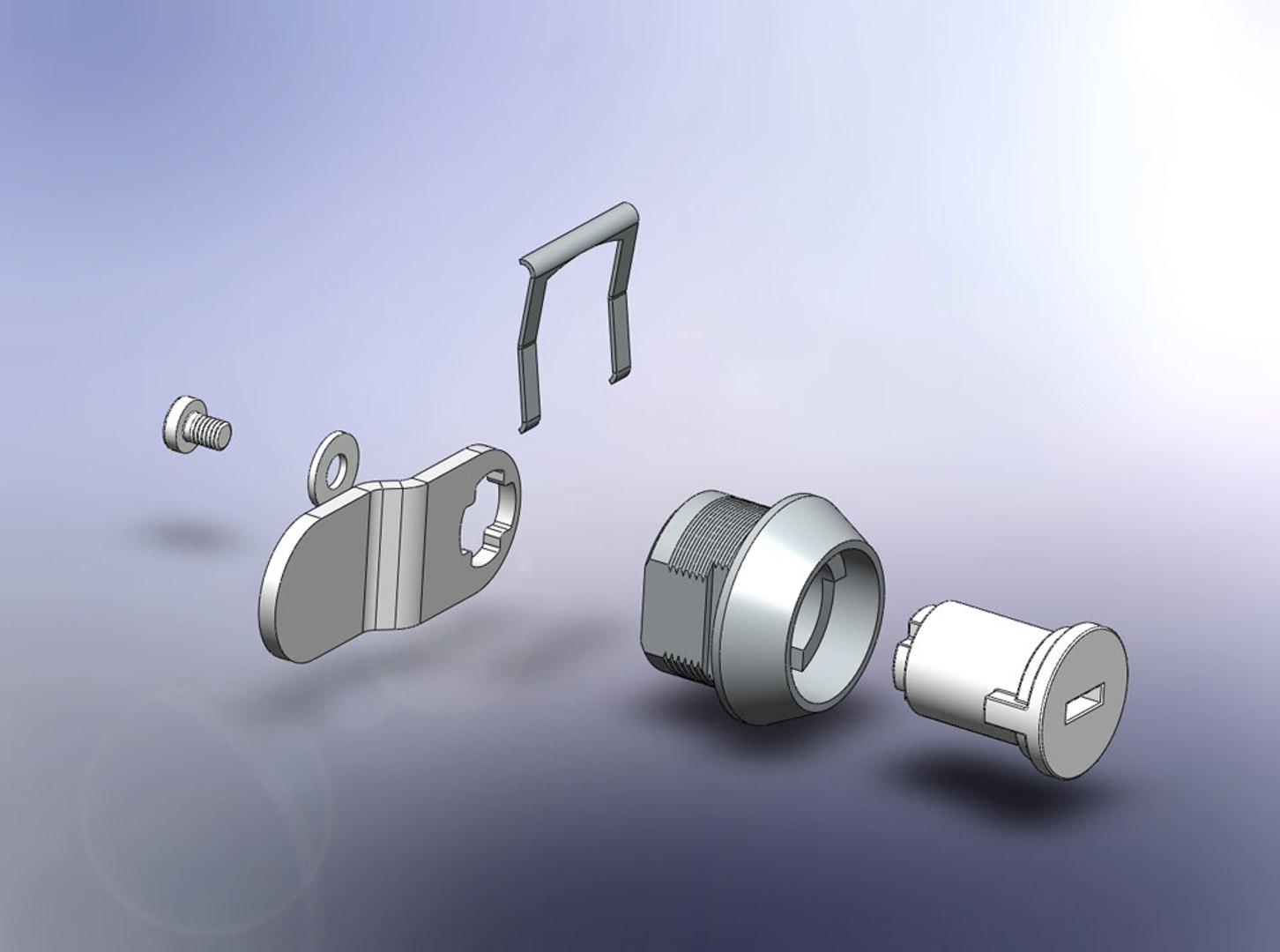 Cam Lock Mail 3d 3ds