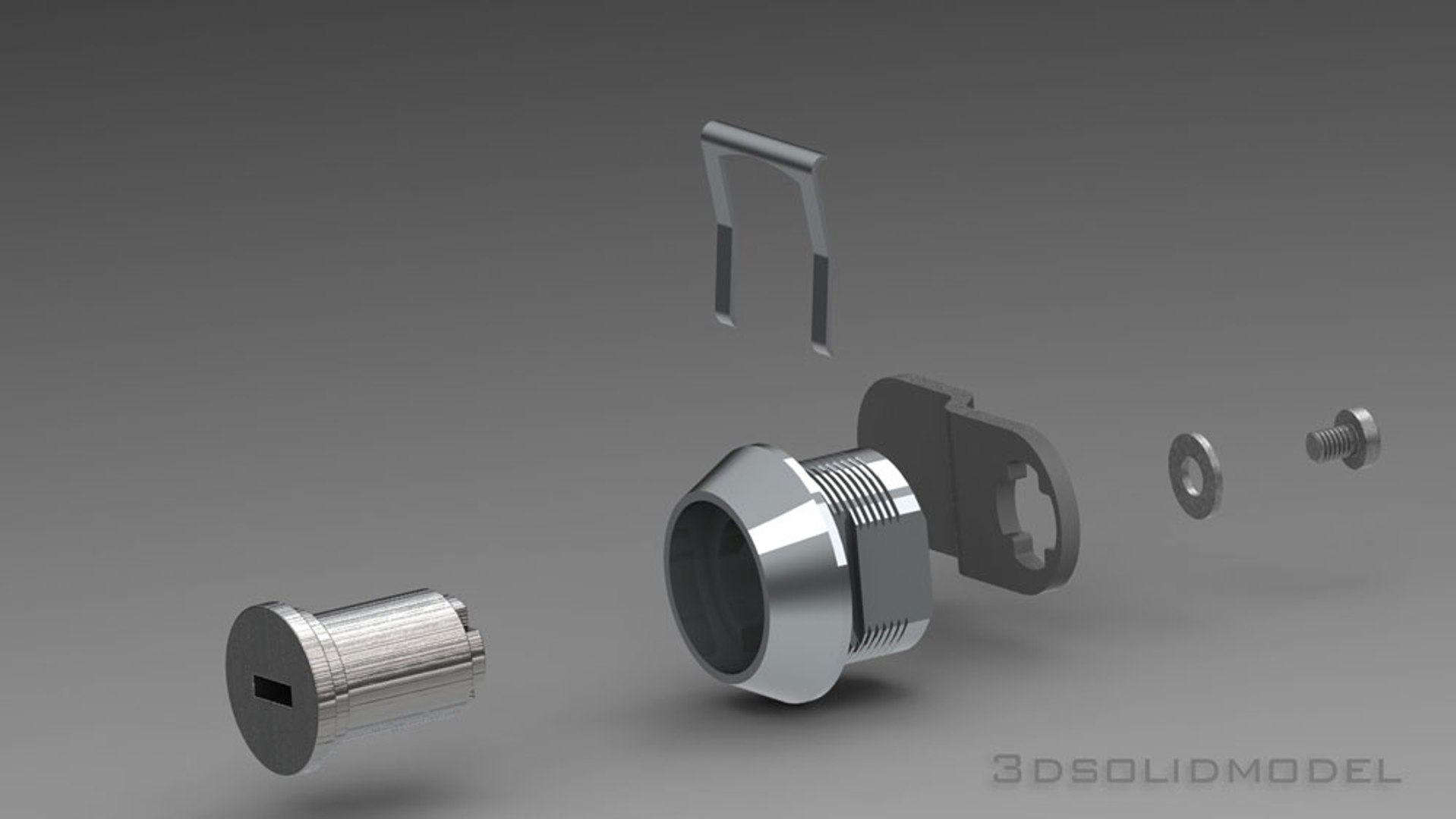 Cam Lock Mail 3d 3ds