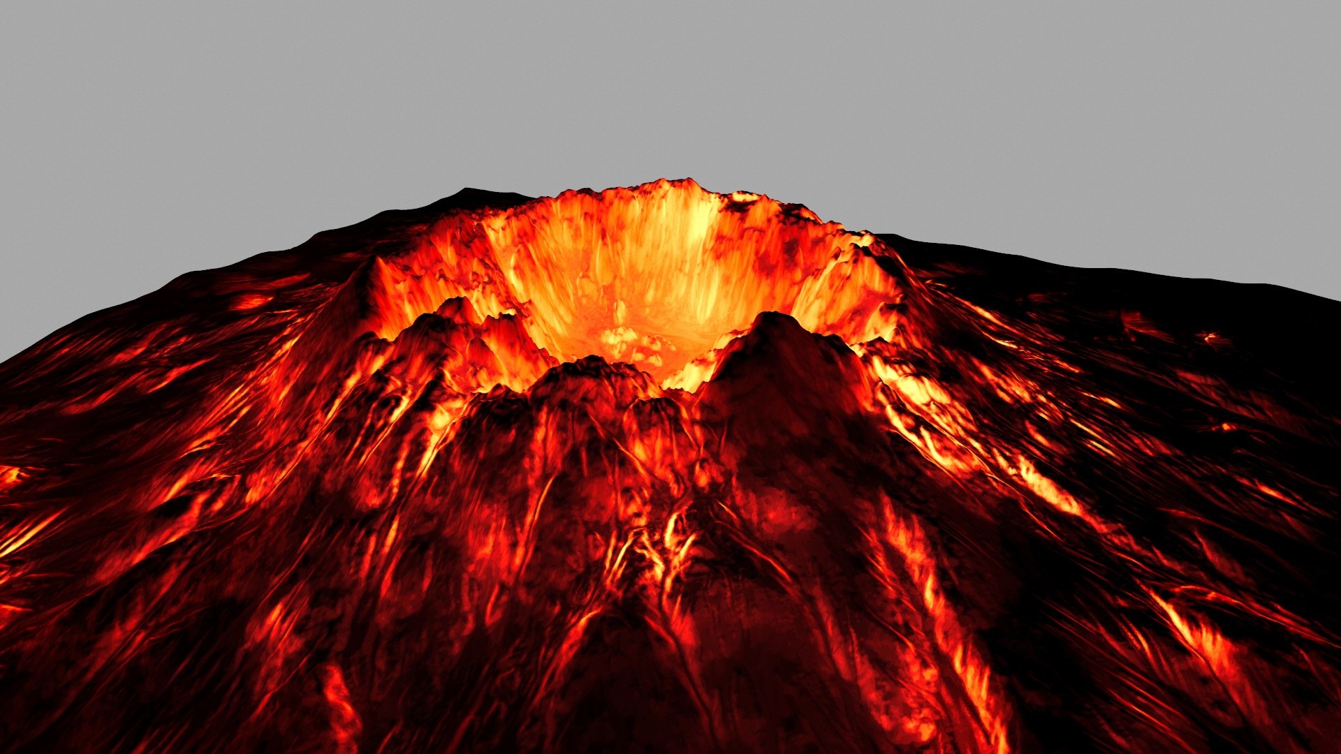 Volcano 3D Model - TurboSquid 1319317