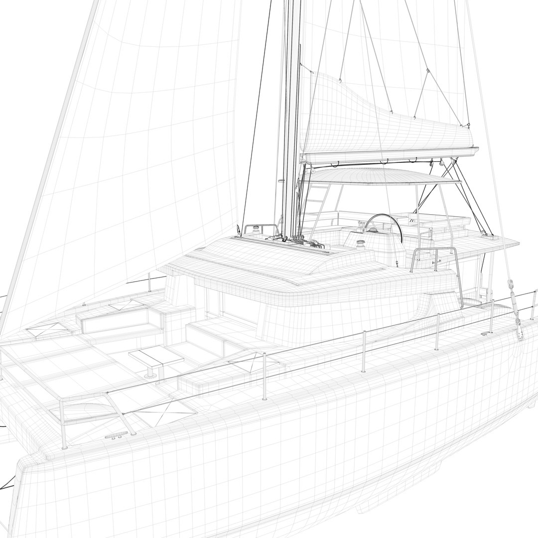 3D 3D Catamaran BALI 4 6 Model - TurboSquid 1756799