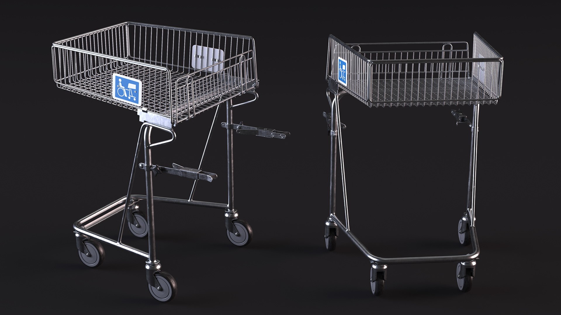 Shopping Cart For Disabled Persons 3D Model - TurboSquid 2061179