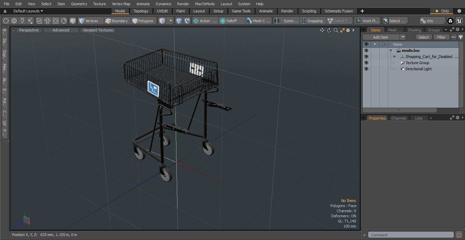 Shopping Cart For Disabled Persons 3D Model - TurboSquid 2061179